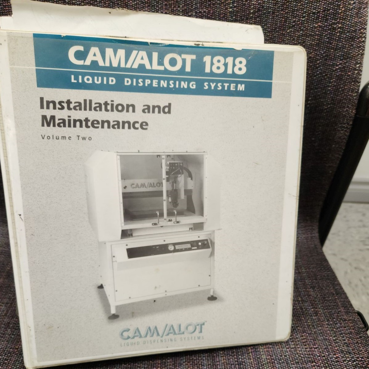 Manual for CAM/ALOT 1818 Liquid Dispensing System - Used SMT Equipment