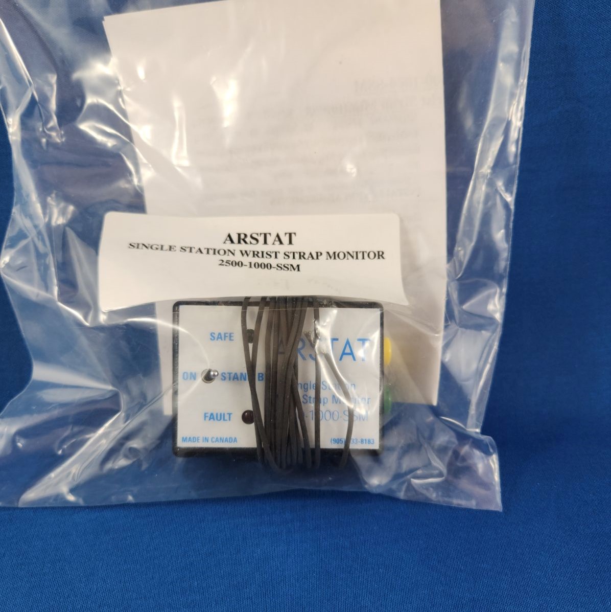 ARSTAT Single Station Wrist Strap Monitor - Used SMT Equipment