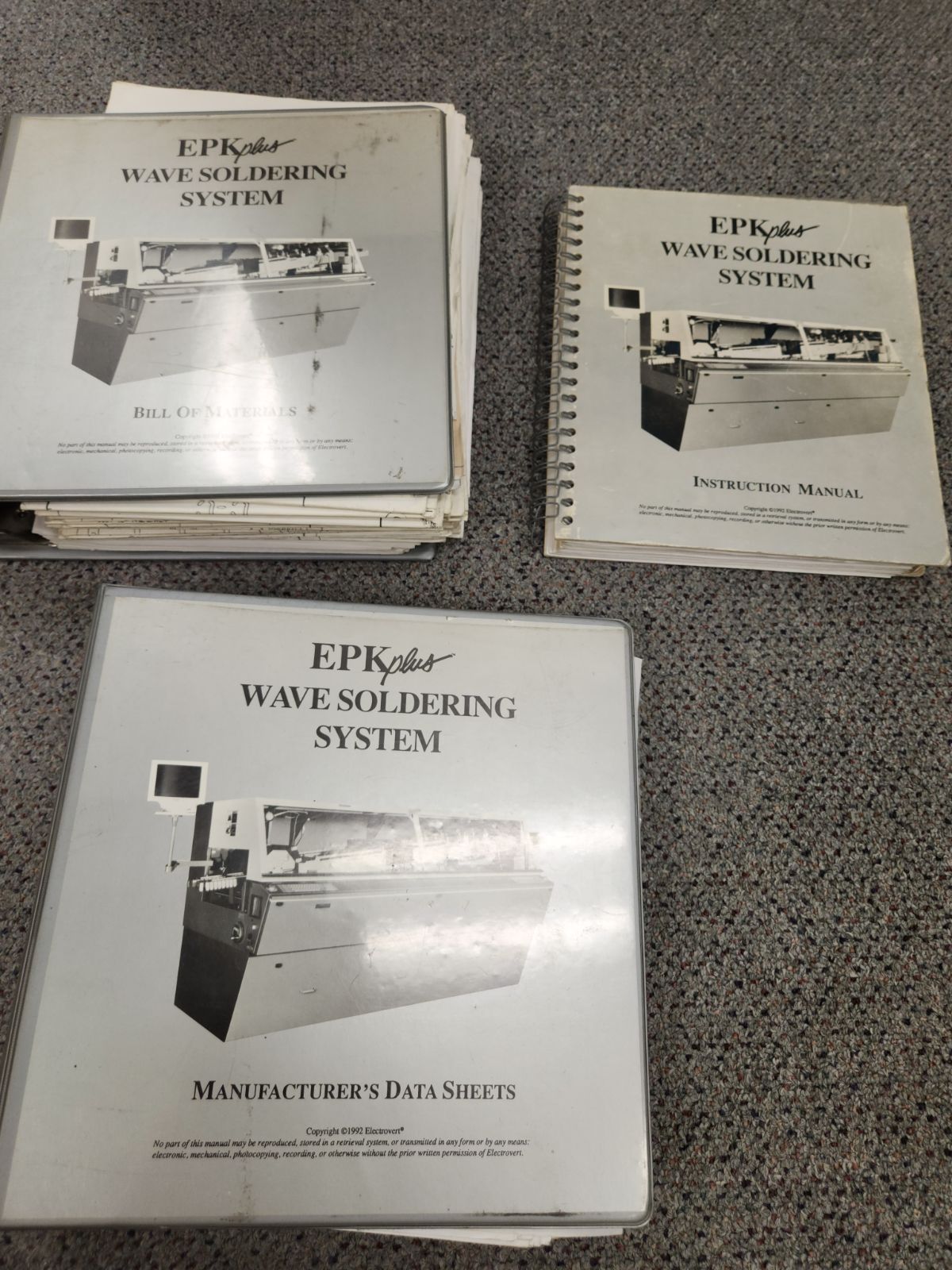 Manuals for EPKplus Wave Soldering System (Set of 3 Books) - Used SMT ...