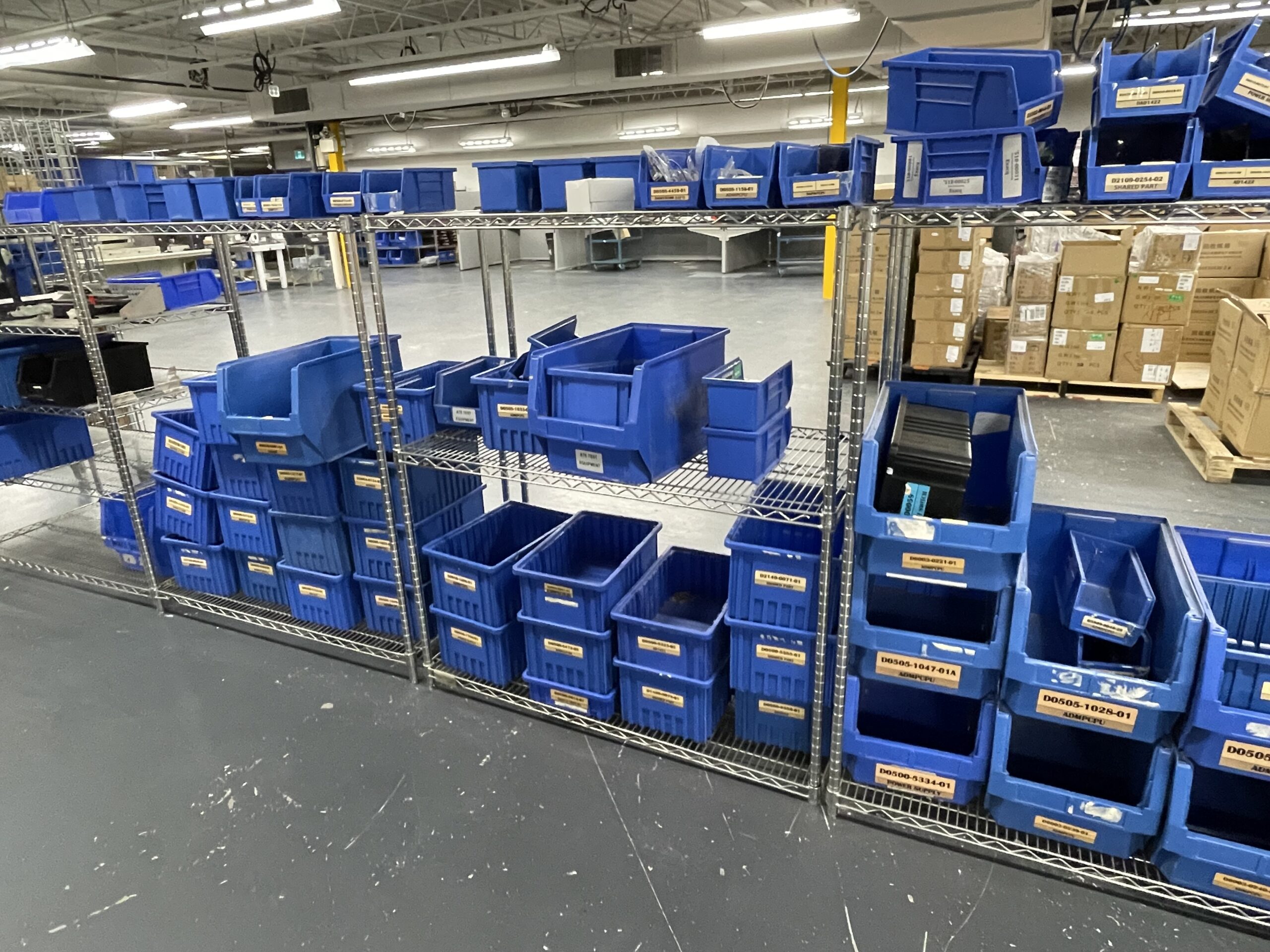 ESD storage bins - Used SMT Equipment